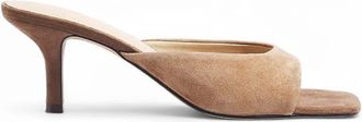 NA-KD Mules en daim - Taupe-Marron