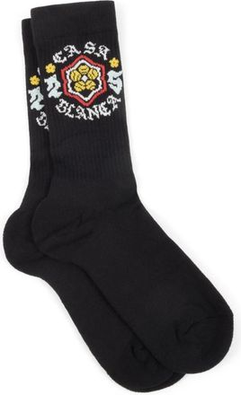 Casablanca Homme, Sous-vêtements, Noir, Taille: M Chaussettes de sport