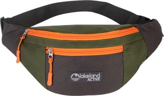 Lakeland Footwear Mossband Leichte Bauchtasche, Grün/Grau/Orange, Einheitsgröße, Geldgürtel