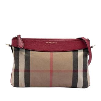 Burberry Pre-owned Canvas Umh&auml;ngetasche - - Pre-owned - Damen - Braun - ONE SIZE