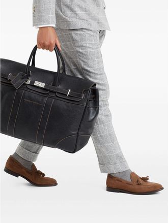 Brunello Cucinelli Calf Leather Belt Bag - Black
