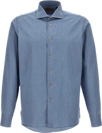 Borriello Homme, Chemises, Bleu, Taille: 4XL Chemises