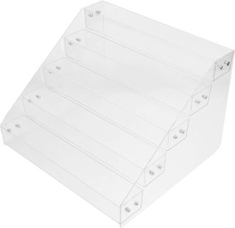 BESPORTBLE Acryl Pr&auml;sentationsregal 5 st&ouml;ckig Transparent Gew&uuml;rz und Tabakst&auml;nder f&uuml;r Theke Schublade Platzsparendes Organizer Regal f&uuml;r Einzelhandel und K&uuml;che