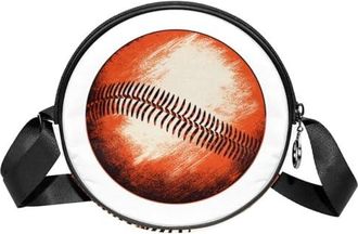 Generic Sac &agrave; bandouli&egrave;re Circle pour femme, petit sac &agrave; bandouli&egrave;re avec fermeture &eacute;clair et bretelles r&eacute;glables style d&eacute;contract&eacute; pour femmes et filles