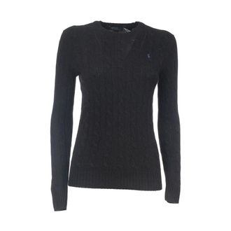 Polo Ralph Lauren Kaschmirwolle Rundhalspullover - - Knitwear - Damen - Schwarzk - XL