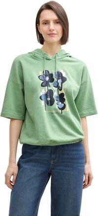 Tom Tailor Strickpullover aus Bio-Baumwolle, True Green, XXL