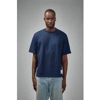Thom Browne Oversized Short Sleeve Tee W/ RWB Knit Trim