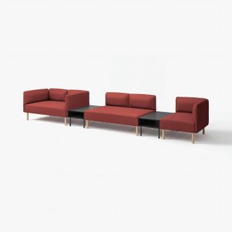IKEA LILLEHEM 5er-Sitzelement mit Ablage