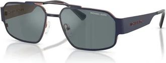 Michael Kors Homme, Accessoires, Bleu, Taille: 58 MM Lunettes de soleil Cape Town