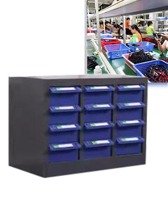 Generic Metall-Werkzeug-Hardware-Klassifizierungs-Organizer, Teileschrank, Schrauben-Organizer, Quittungen, stapelbare Schublade for Perlen, Make-up, B&uuml;ro, Ba
