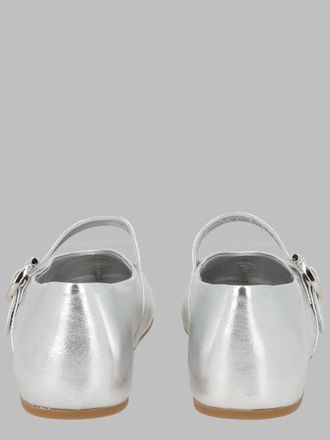 Ferragamo Nena Ballerina Flat - Silver