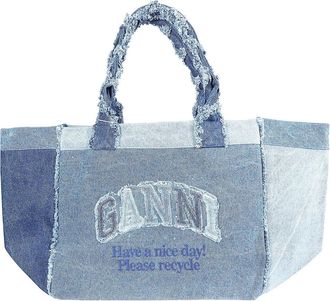 Ganni Sac Cabas - Bleu