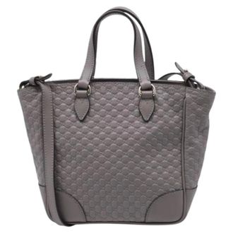 Gucci Pre-owned Small Bree Micro Guccissima Top Handle Tote Bag - - Pre-owned - Damen - Grau - ONE SIZE