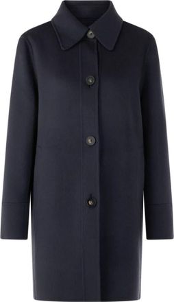 Marc Cain Wollmantel mit Ziersteppung - - Coats - Damen - Grau - 2XL