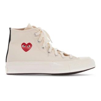 Comme Des Gar&ccedil;ons Ct70 Hi Top Small Red Heart - - Shoes - Herren - Wei&szlig; - 43 EU