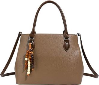 Generic Grand sac fourre-tout l&eacute;ger pour femme pour le travail et les voyages, kaki, 480.00x260.00x220.00mm/18.9x10.24x8.66inch, D&eacute;contract&eacute;