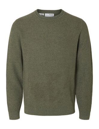 Selected Selected Homme Male Pullover mit Rundhalsausschnitt 100% Baumwoll