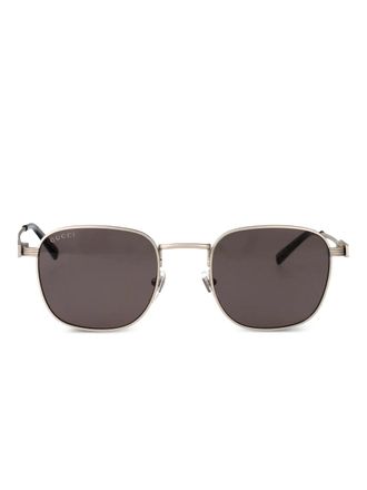 Gucci lunettes de soleil &agrave; monture carr&eacute;e - Or