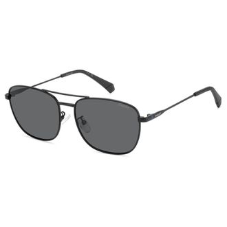 Polaroid Matt Schwarz/Graue Sonnenbrille - - Accessories - Herren - Schwarzk - 59 MM