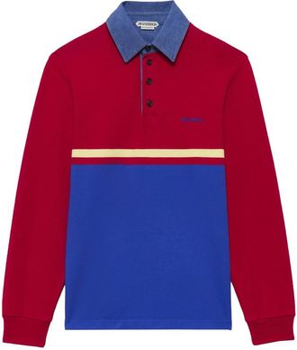 J.W.Anderson Colour-block Long-sleeve Polo Shirt