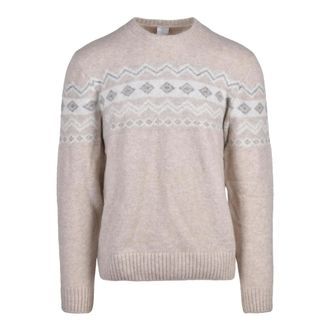 Eleventy Homme, Pulls, Multicolore, Taille: L Maglione Girocollo