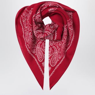 Destin Rotes Judy Bandana-Tuch aus Wolle