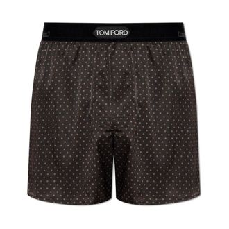 Tom Ford Seidenboxershorts - - Underwear - Herren - Braun - XS