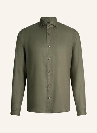 Strellson Leinenhemd Ceasar Slim Fit gruen