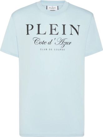 Philipp Plein Homme, Tops, Bleu, Taille: 2XL T-Chemises