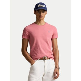 Polo Ralph Lauren T-Shirt 710671438433 Rosa Custom Slim Fit