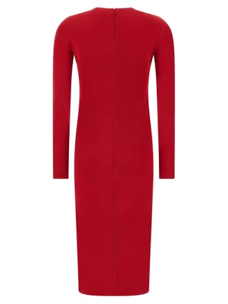 Versace Womens Multicolor Viscose Midi Dress
