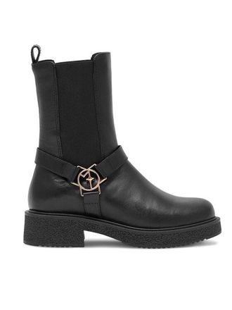 Eva Minge Klassische Stiefeletten SPEZIA-01 Schwarz