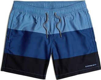 G-Star G-Star Homme Short de bain Dirik Color Block, Multicolore (dutch blue color block D26203-C331-H192), XXL