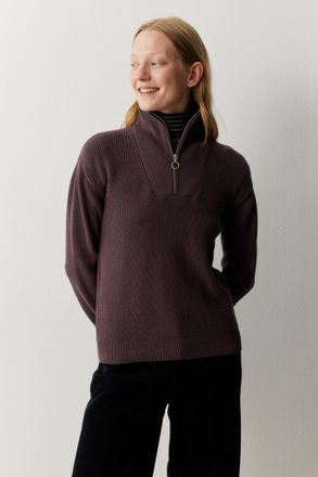 recolution Recolution Damen vegan Pullover Nigella In Dark Grape