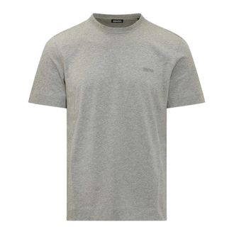 Ermenegildo Zegna Homme, Tops, Gris, Taille: 3XL T-Shirt ras du cou