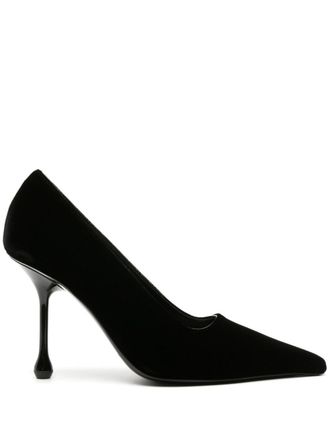 Jimmy Choo London escarpins Ixia 95 mm en velours - Noir