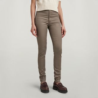 G-Star Weld High Skinny Chino - Braun - Damen