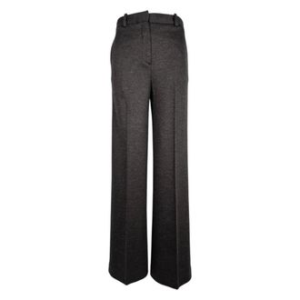 Circolo 1901 Diagonale Wollhose - - Trousers - Damen - Grau - M
