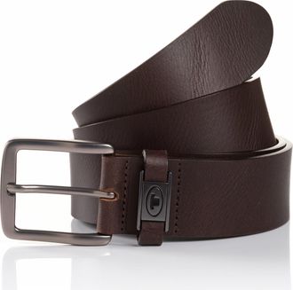 Tom Tailor Tom Tailor Herren TTJULIAN G&uuml;rtel, Dark Brown Uni, 120