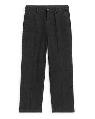 Arket Utility-Hose Aus Schwerem Twill -Schwarz