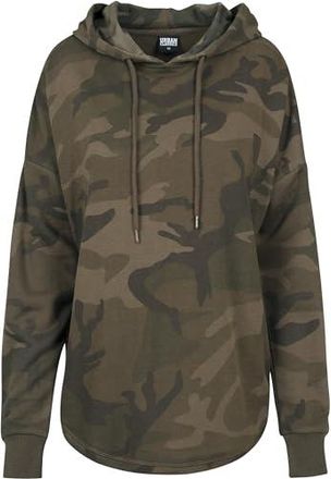 Urban Classics Sweat &agrave; Capuche surdimensionn&eacute; pour Femme, Camouflage Olive., S
