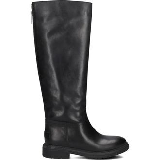 Shabbies Amsterdam Duck Tala Leder Schwarze Stiefel - - Shoes - Damen - Schwarzk - 38 EU