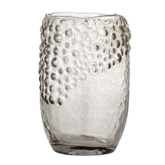 Bloomingville Vase Emalia, braun, Glas