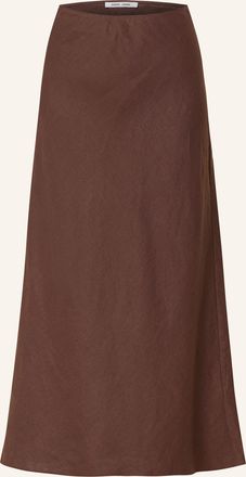 Samsøe & Samsøe Samsøe Samsøe Leinenrock Saagneta braun