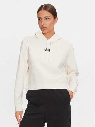 The North Face Sweatshirt Essential NF0A89EX Écru Regular Fit