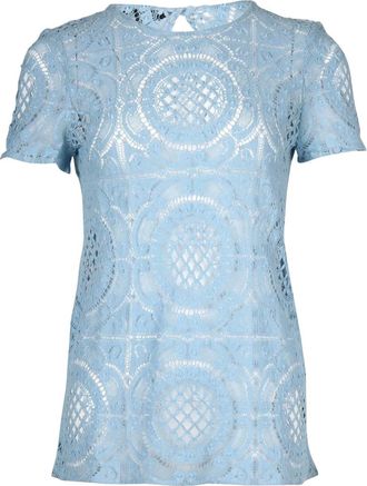 Burberry blouse en dentelle - Bleu