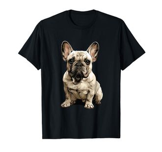 Whyitsme Design Cremefarbene franz&ouml;sische Bulldogge T-Shirt