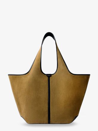 SOEUR Douce suede and leather shoulder bag - SOEUR - gender_Woman