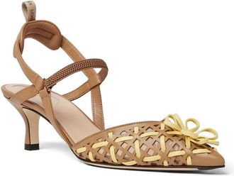 Fendi Colibr&igrave; Slingback Heel - Brown