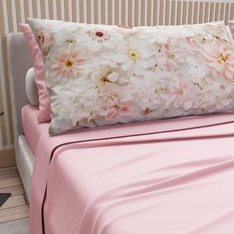 Petti Artigiani Italiani Petti Artigiani Italiani - Bettwäsche aus Baumwolle mit Kissenbezügen mit Digitaldruck, Bettlaken für französisches Bett, Bettwäsche-Set für französis